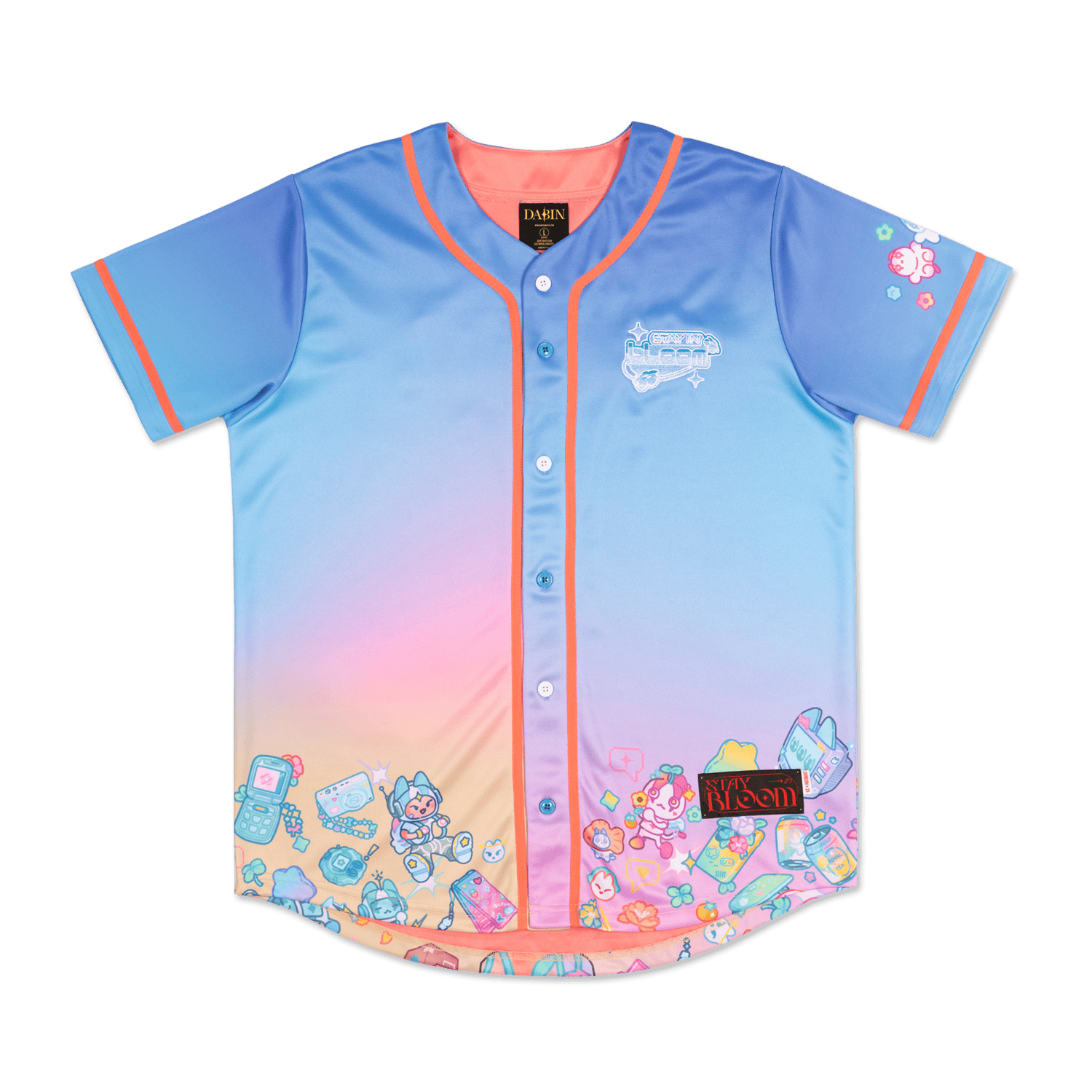 Dabin - Stay in Bloom SF Embroidered Jersey – Dabin's Sanctuary